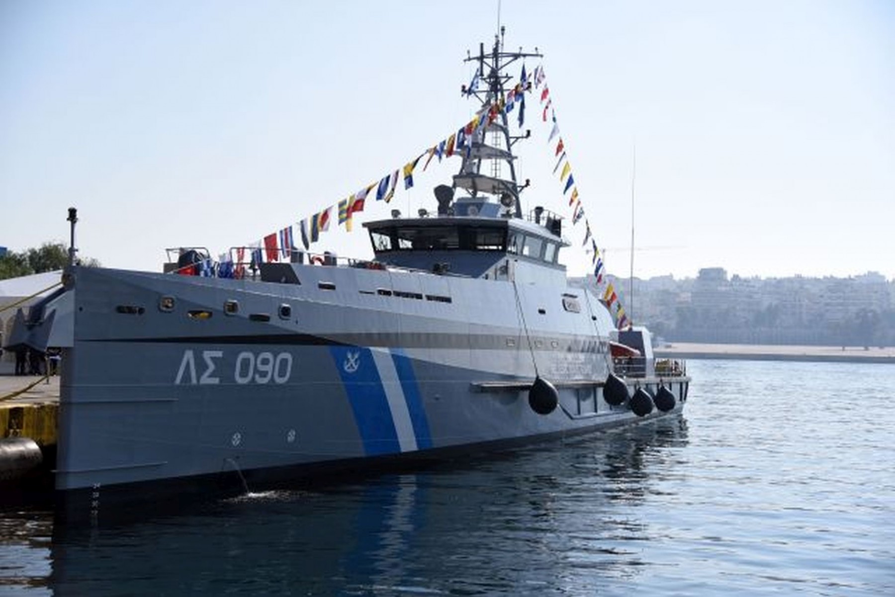 Τελετή ένταξης του νεότευκτου περιπολικού σκάφους ανοικτής θαλάσσης ...