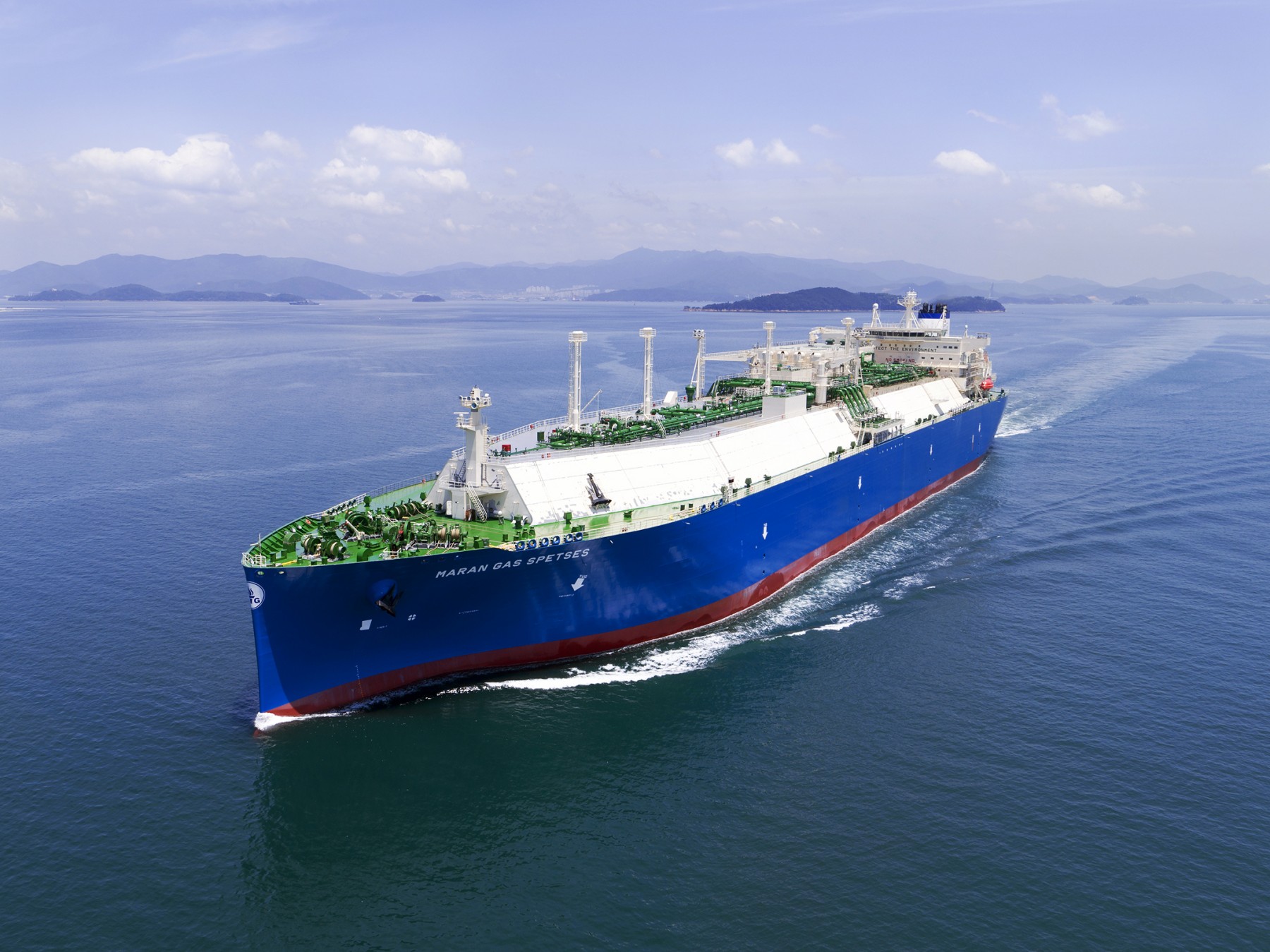 Maran Gas Spetses: Το νεότευκτο LNG carrier της Maran Gas - Ναυτικά Χρονικά