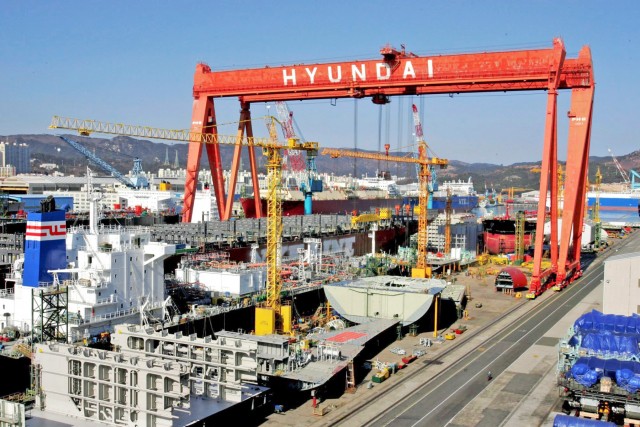 Εν μέσω απεργιακού πυρετού η Hyundai Heavy Industries | Ναυτικά Χρονικά
