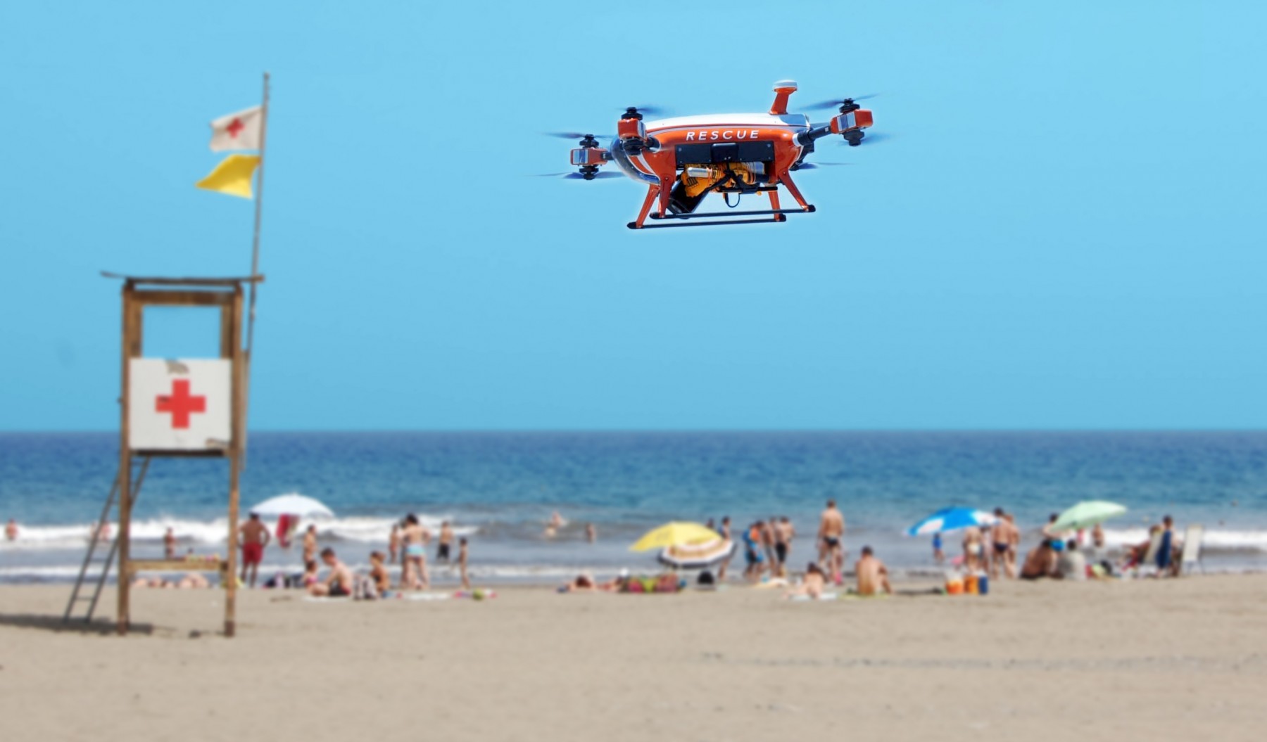 Διάσωση παιδιού από ναυαγοσωστικό drone - Ναυτικά Χρονικά
