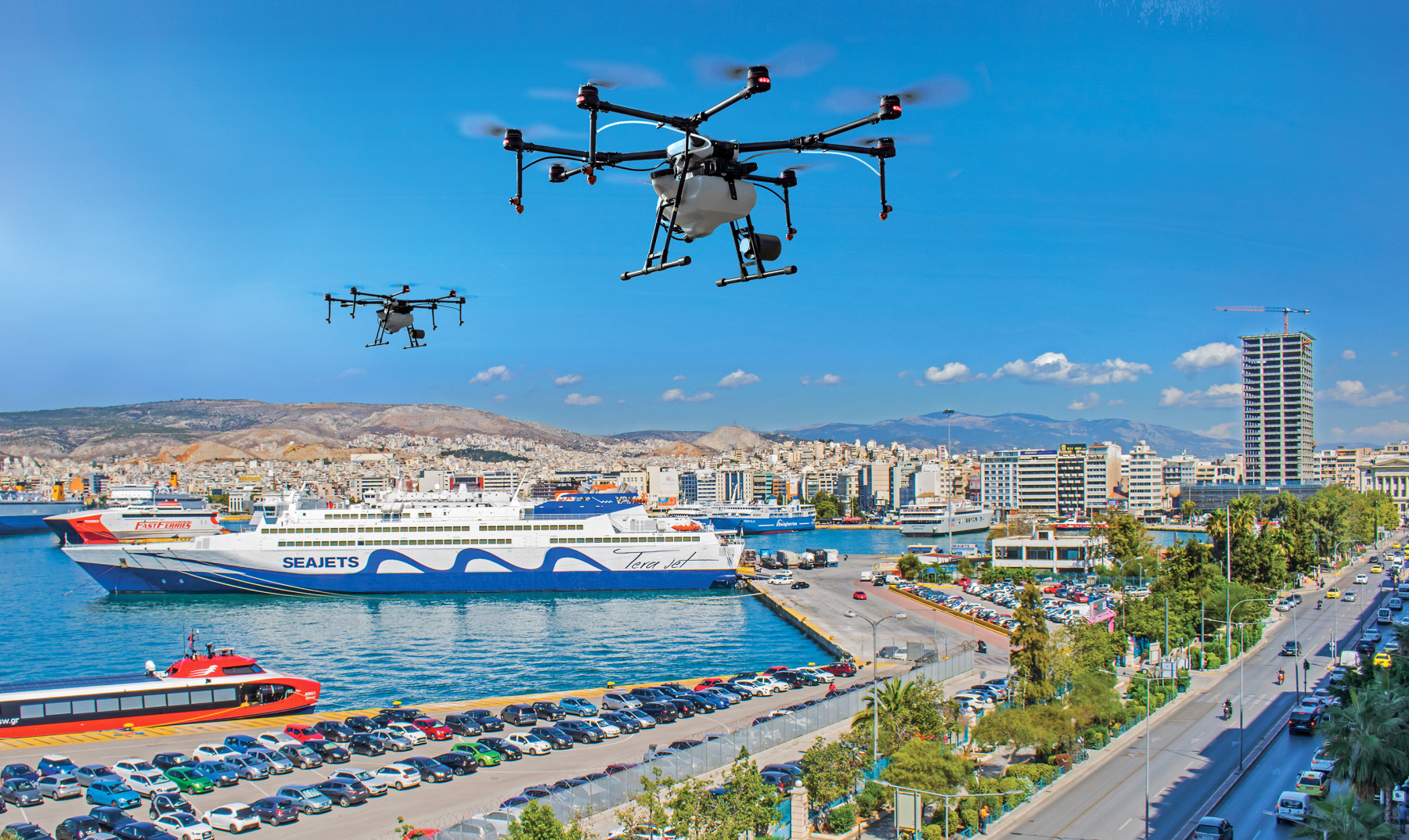 Drones στη ναυτιλία, καινοτόμες υπηρεσίες σε νησιά, λιμένες και πλοία ...