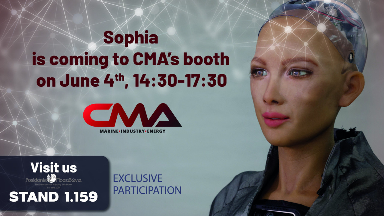 Sophia, the Renowned AI Robot, to Visit CMA D. ARGOUDELIS & CO S.A.’s Booth at POSIDONIA 2024 ...